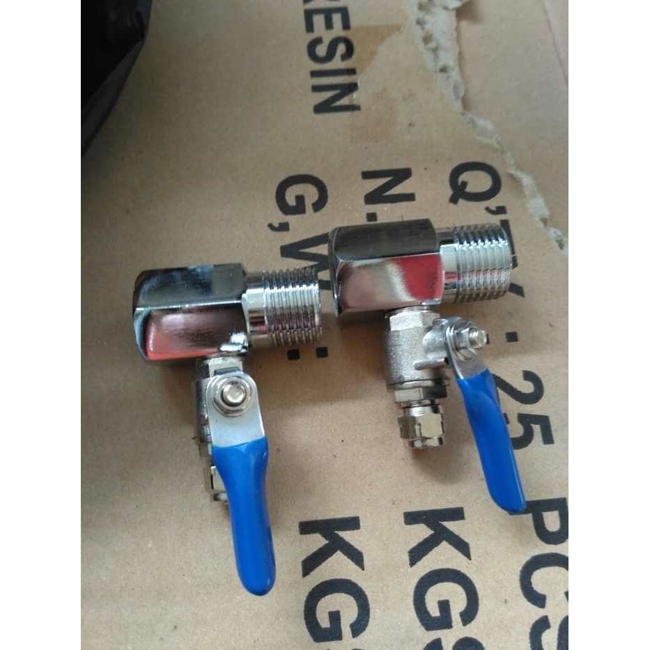 Jual Konektor Kran RO 1/4 inch - kran valve ro 1/4 inch stainless ...