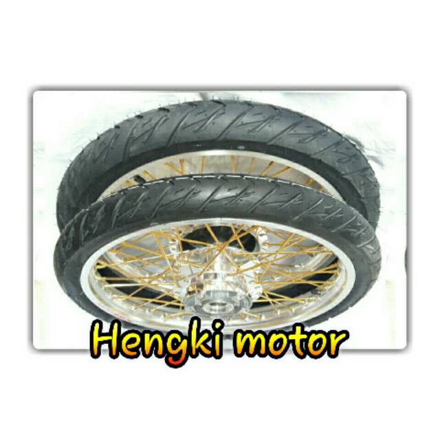 Jual Velg vixion old warna silver full set plus ban baru | Shopee Indonesia