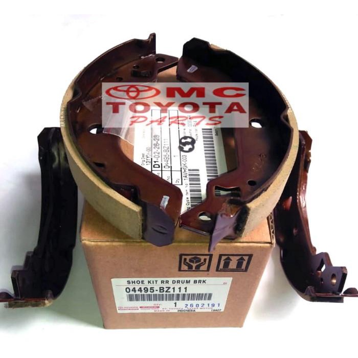 Jual Brake Shoe Kampas Rem Belakang Agya Ayla 04495-Bz111 (04495-Bz110 ...