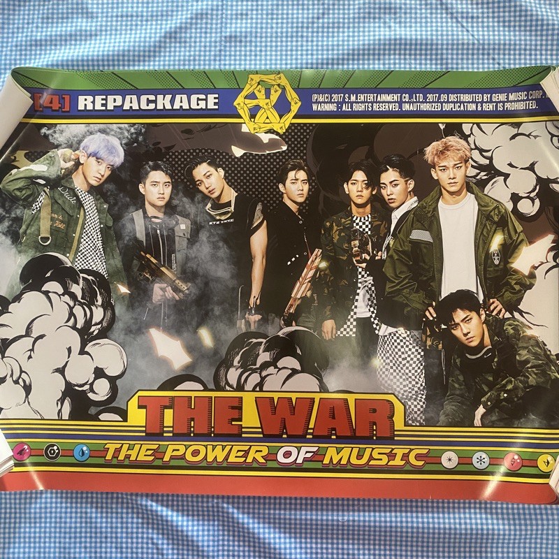 Jual EXO OFFICIAL POSTER ( GROUP VER ) | Shopee Indonesia