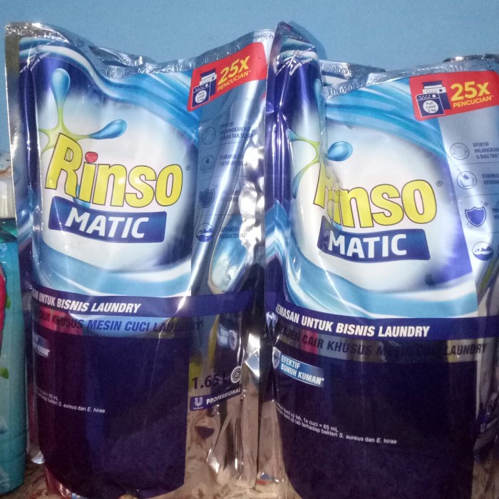 Jual Rinso matic detergen cair kemasan 1.65 liter | Shopee Indonesia