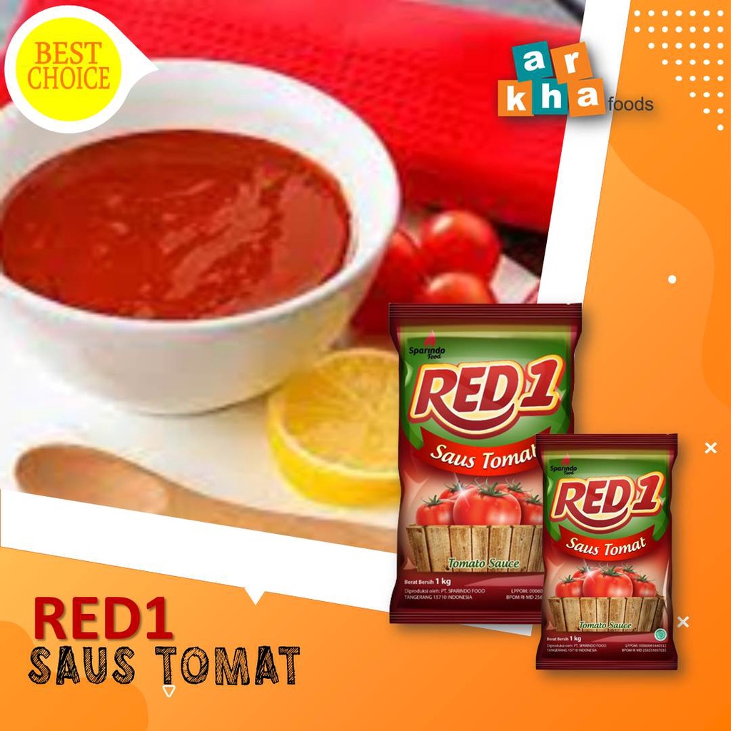 Jual RED 1 SAUS TOMAT 1KG | Shopee Indonesia