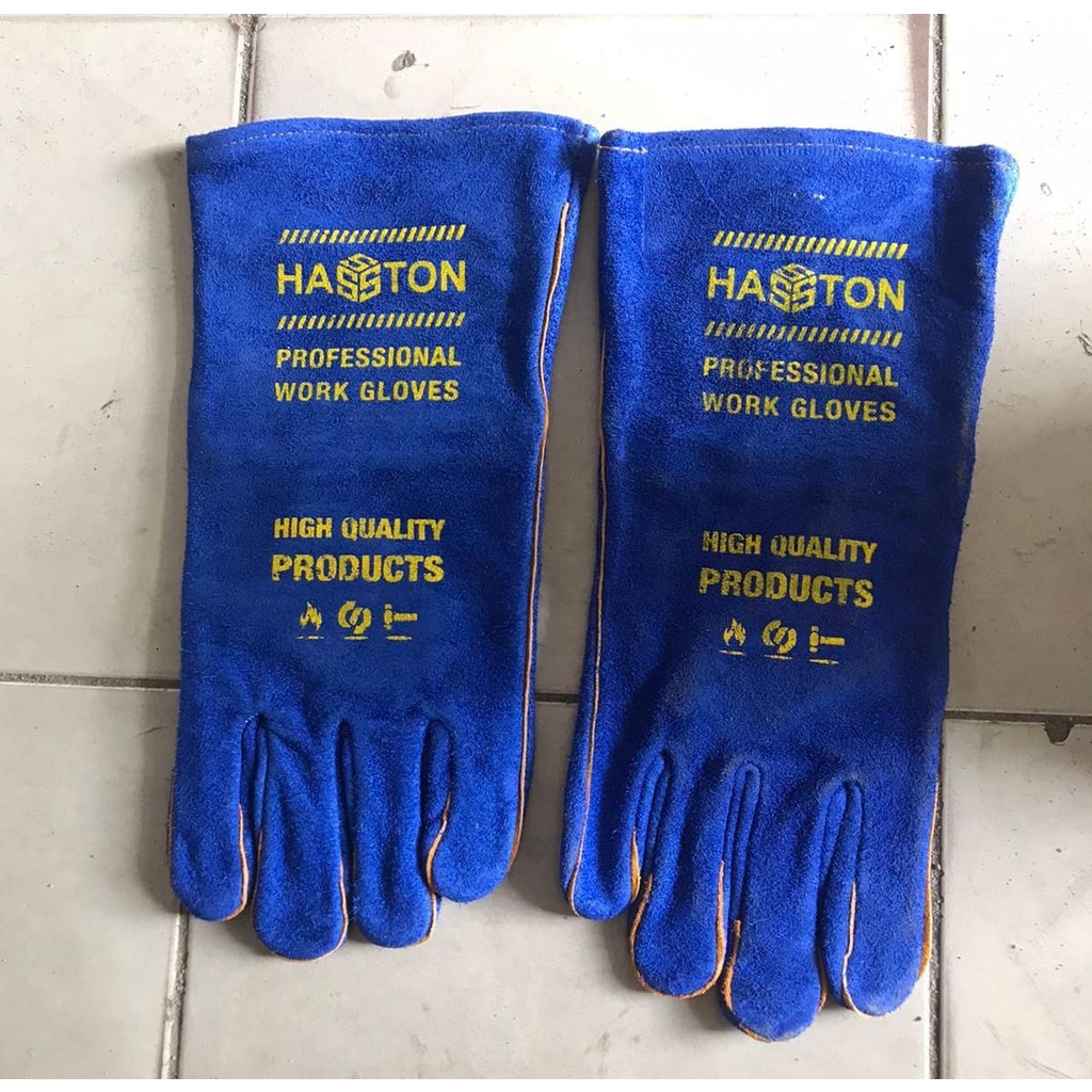 Jual SARUNG TANGAN LAS HASSTON/ SARUNG TANGAN KULIT PROHEX HASSTON ...