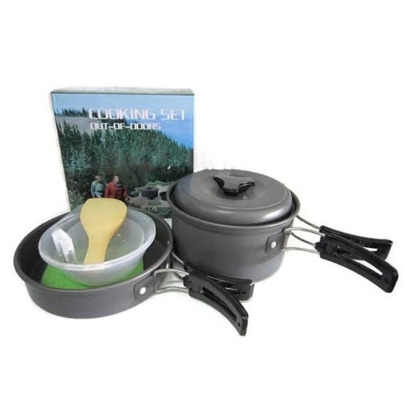 Jual Cooking set SY 200 SY-200 camping stove portable nesting ds misting kompor camp wajan ...