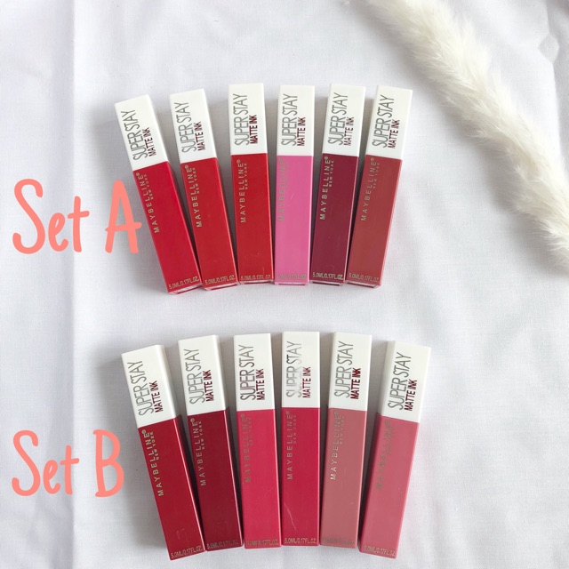 Jual LIPSTICK MAYBELLINE SUPERSTAY BARCODE MATTE ISI 6 COD | Shopee ...