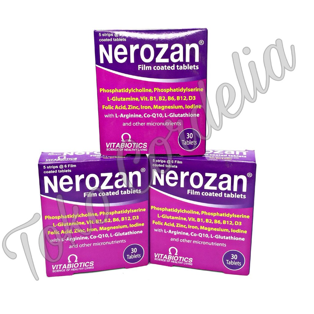Jual Nerozan Film Coated 1 Box Isi 30 Tablet | Shopee Indonesia