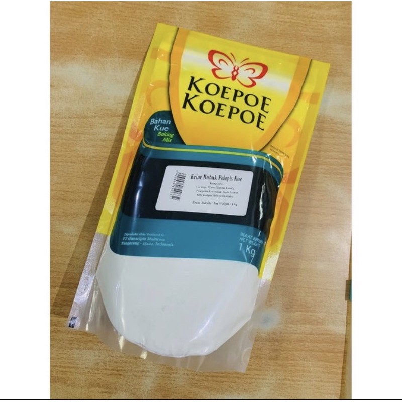 Jual Koepoe Koepoe Cream of tar tar 1 kg pouch / krim pelapis kue kupu ...