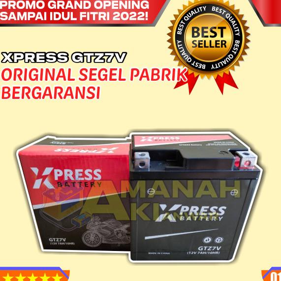 Jual AKI Kering XPRESS GTZ7V - Untuk Motor VESPA: LX 125, Sprint ...
