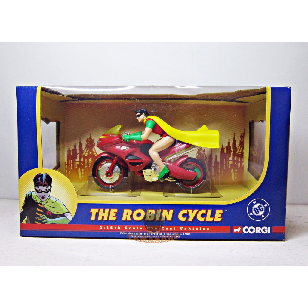 Jual Die Cast The Robin cycle 1:16 Corgi DC Comics | Shopee Indonesia