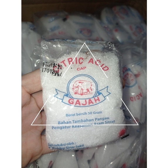 Jual Citric acid cap gajah (ball) (Garam Asam) | Shopee Indonesia