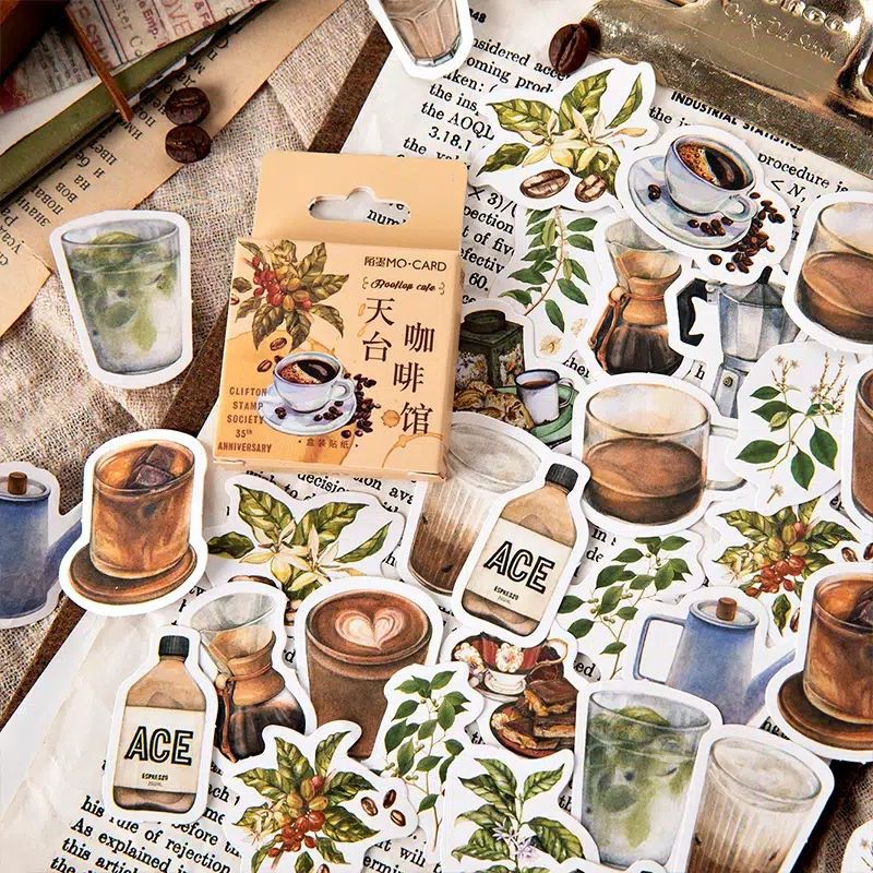 Jual Sticker kopi coffee stiker lucu cute kawaii scrapbook kpop ...