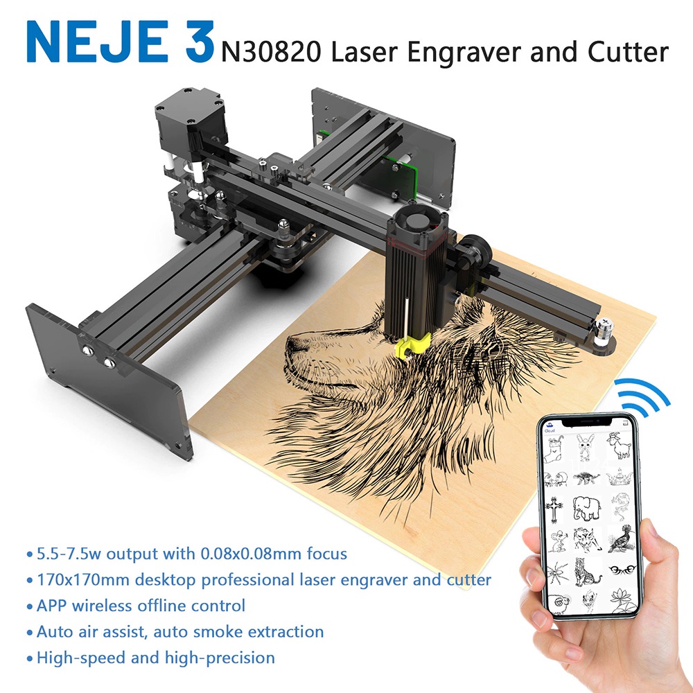 Jual Mesin Mini DIY Laser Engraver Cutter Printer Machine CNC 2-Axis ...