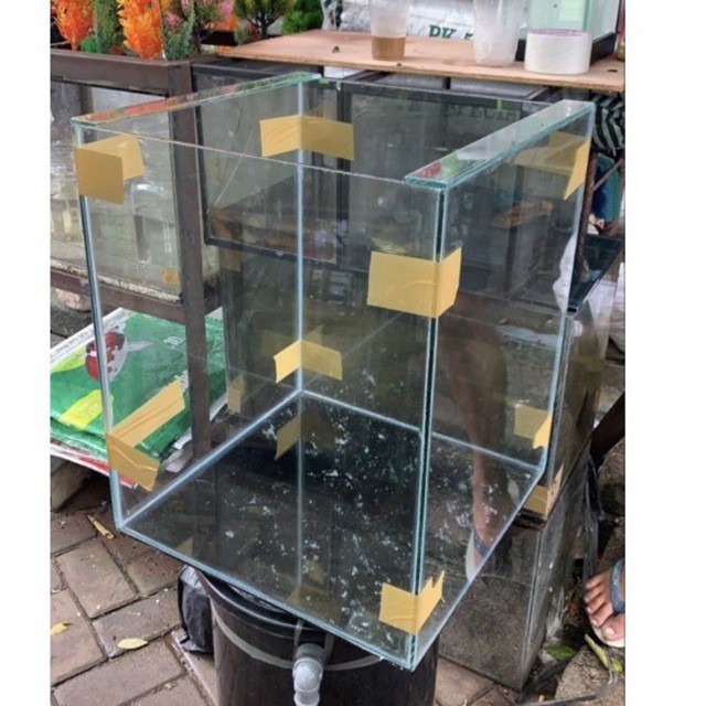 Jual AQUARIUM KACA UKURAN 30x30x40cm | Shopee Indonesia