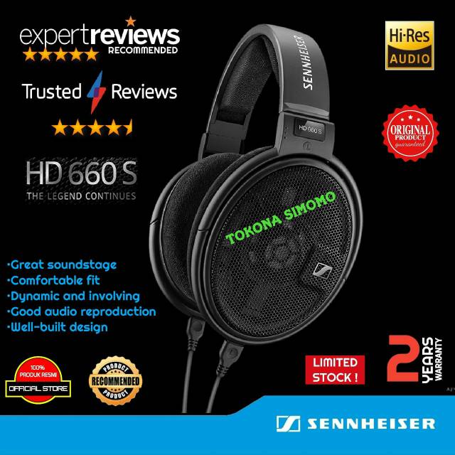 Jual Sennheiser HD 660S / HD660S Hi-Res Audiophile Open Back Headphones | Shopee Indonesia