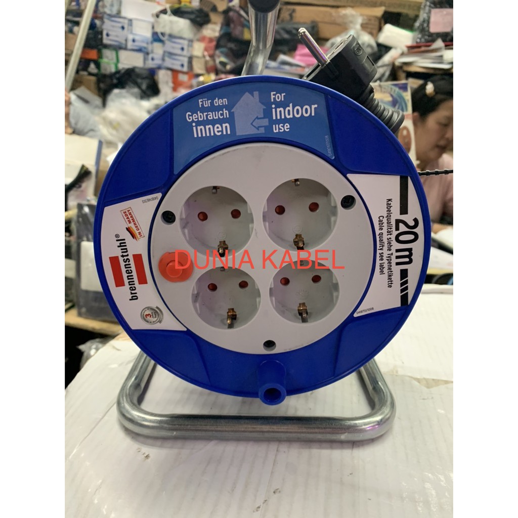 Jual Kabel roll 20 meter Cable roll 20m BNS Brennenstuhl kaki besi ...