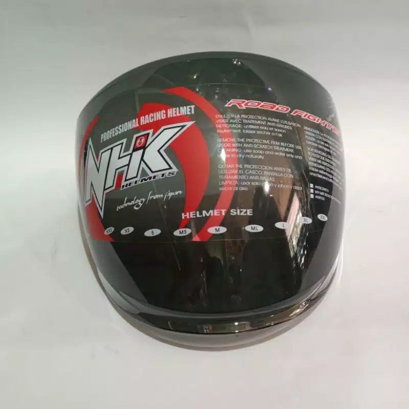 Jual VISOR NHK R6 DARK SMOKE ORIGINAL | Shopee Indonesia