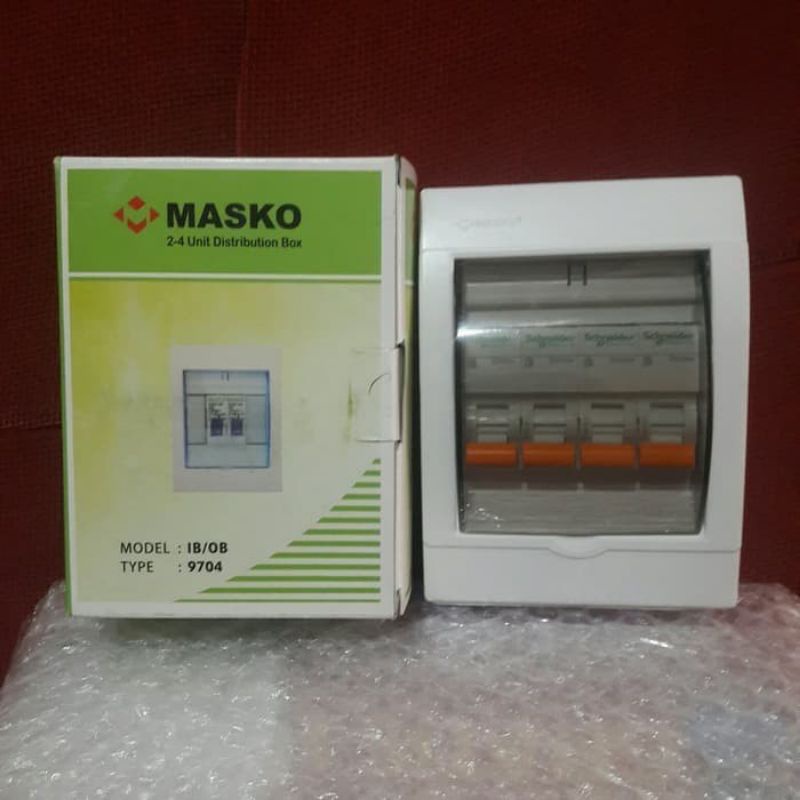 Jual MASKO BOX MCB 2-4 GROUP GRUP 9704 / MCB Box IB OB BODY KECIL ...