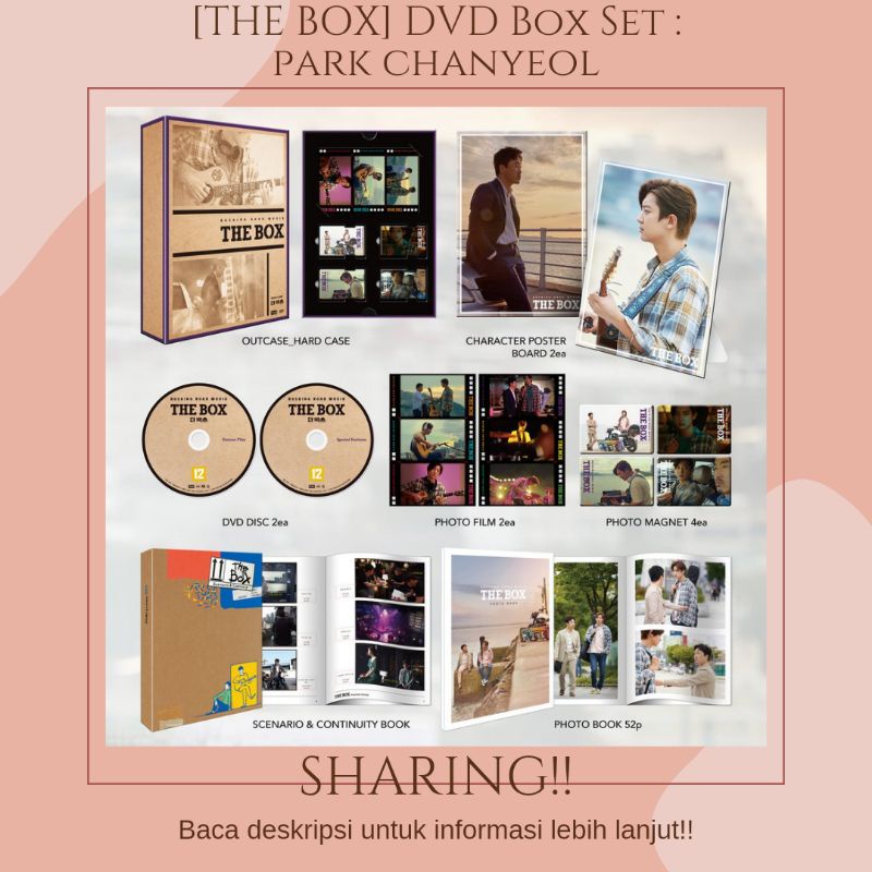 Jual SHARING THE BOX SET LIMITED EDITION : CHANYEOL EXO (DP 50K! Baca ...