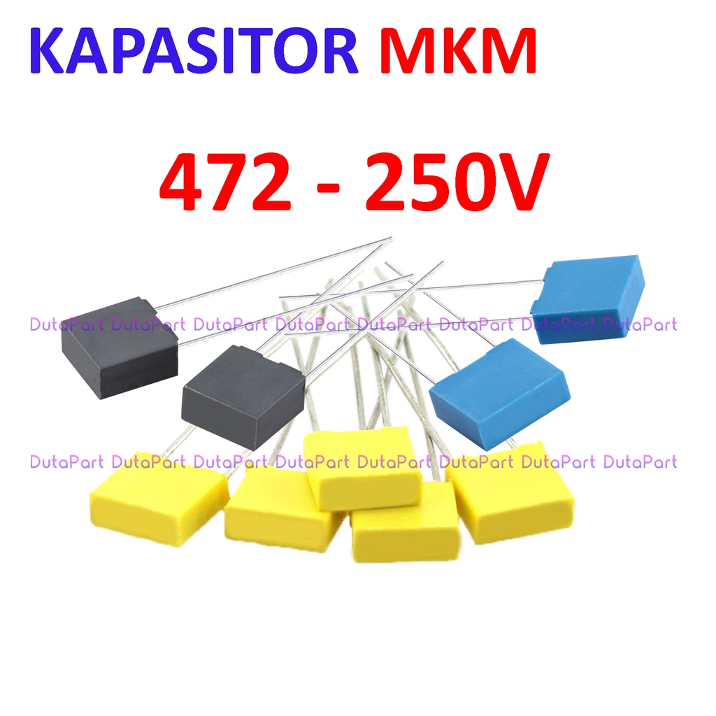 Jual MKM 250V 472 4700pF 4.7nF 4n7 Kapasitor Capasitor Capacitor Pitch ...