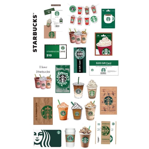 Jual Sticker STARBUCKS / Sticker Jurnal | Shopee Indonesia