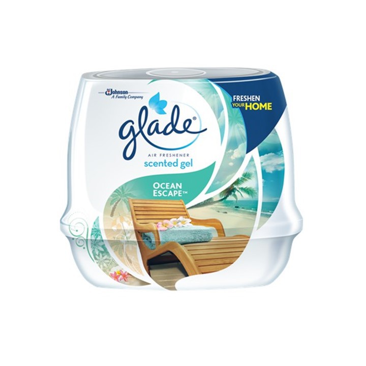 Jual Glade Scented Gel Ocean Escape 180 gr | Shopee Indonesia