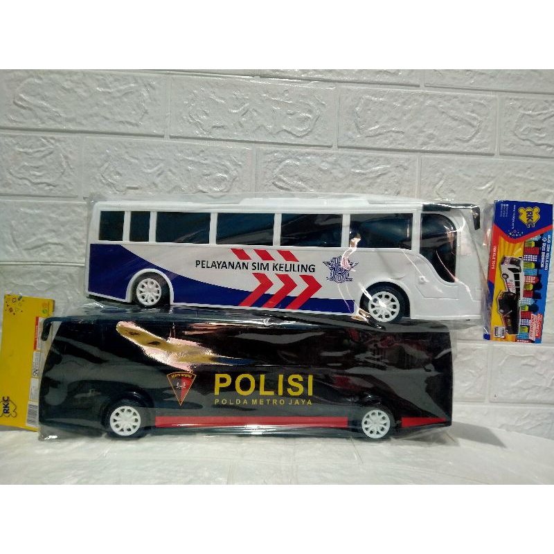 Jual Mainan Anak Bus Polisi, Pelayanan SIM Keliling, Busway ...
