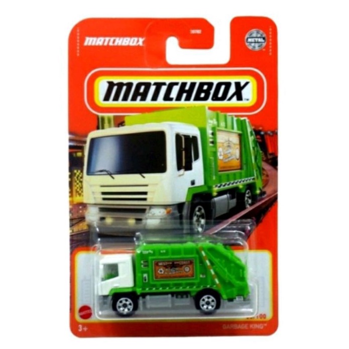 Jual MATCHBOX GARBAGE KING hijau MATCHBOX | Shopee Indonesia