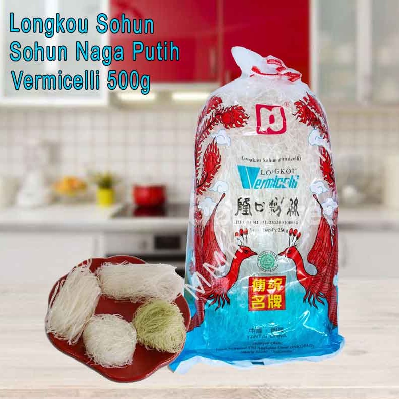 Jual Longkou Sohun / Vermicelli / Soun Naga / 500g | Shopee Indonesia