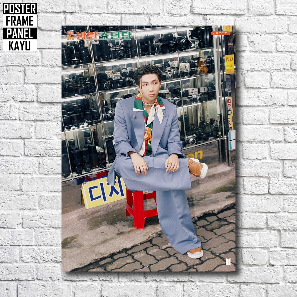 Jual Poster BTS RM 2021 Seasons Greetings Frame Kayu Solid A4 RM099 ...