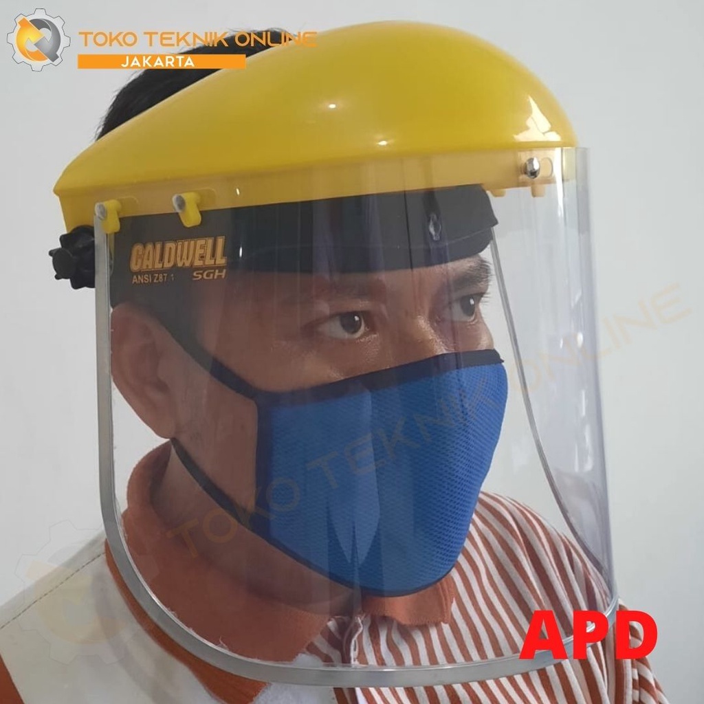 Jual Helm APD FACE SHIELD / Pelindung Wajah List Besi - CALDWELL ...