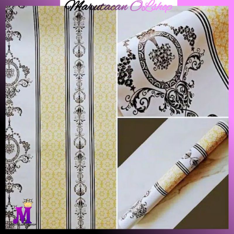 Jual Wallpaper Garis Dinding / Wallpaper Sticker Salur / Garis Batik ...