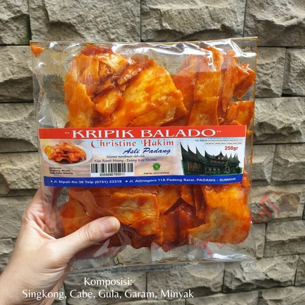 Jual Kripik Singkong Balado Panjang Christine Hakim Keripik Sanjay Asli ...