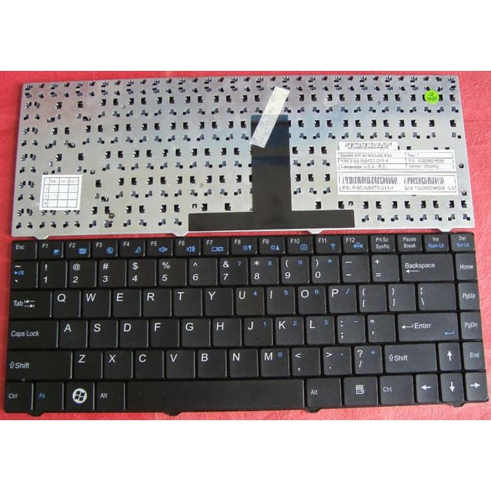 Jual Keyboard Axioo Neon HNW MNW CNW MNW C4801 RNW HITAM | Shopee Indonesia