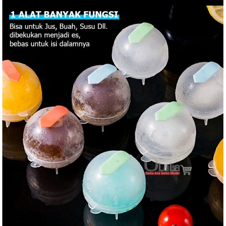 Jual cetakan es batu bentuk bulat diameter 6cm | Shopee Indonesia