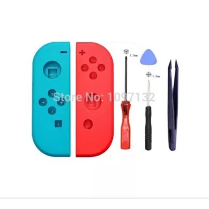 Jual Replacement Cover Housing Shell Joy Con Nintendo Switch Biru Merah ...