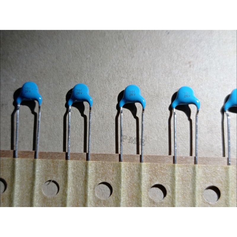 Jual CERAMIC CAPASITOR 101 100pf / 2KV BIRU | Shopee Indonesia