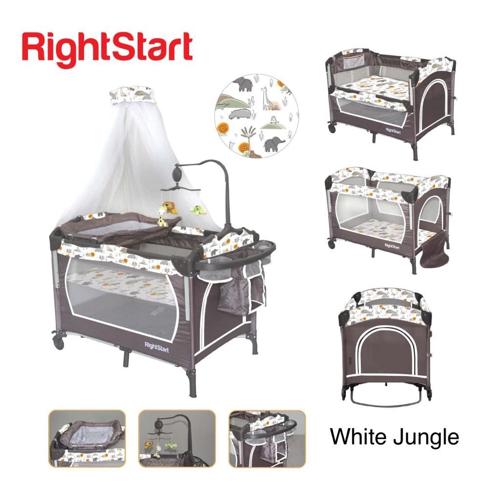 Jual TERMASUK AYUNAN Box Right Start Playard Ranjang Bayi 2 in 1 FREE ...