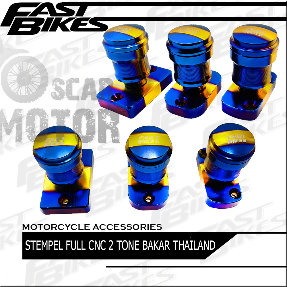 Jual STEMPEL FASTBIKES FULL CNC 2 TONE BAKAR THAILAND CNC เต็มรูปแบบ ...