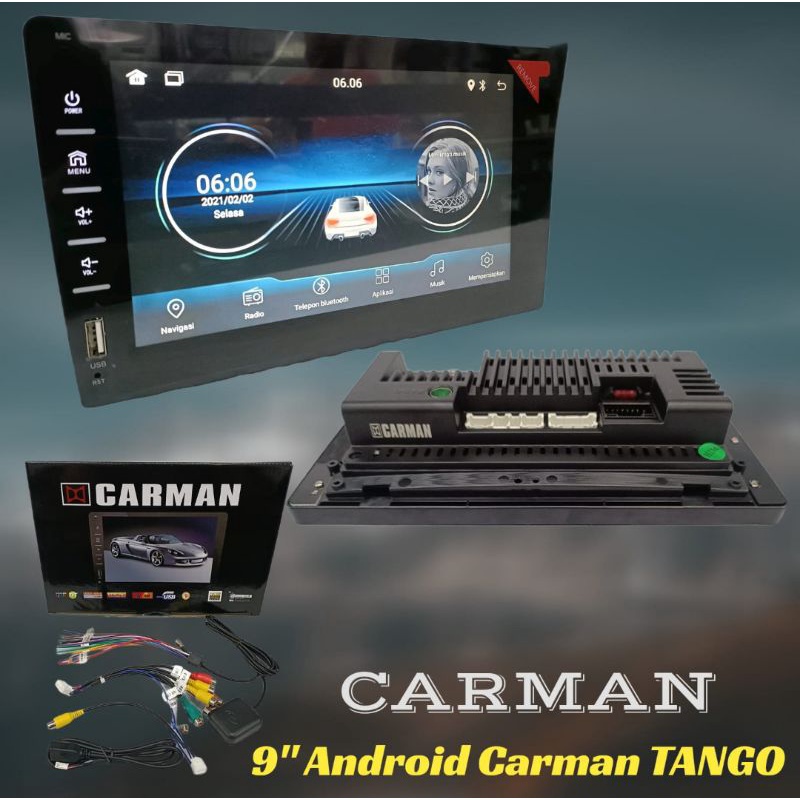 Jual Head Unit Android 9 inch Carman ram 2 Double Din Android 9 inch ram 2 | Shopee Indonesia