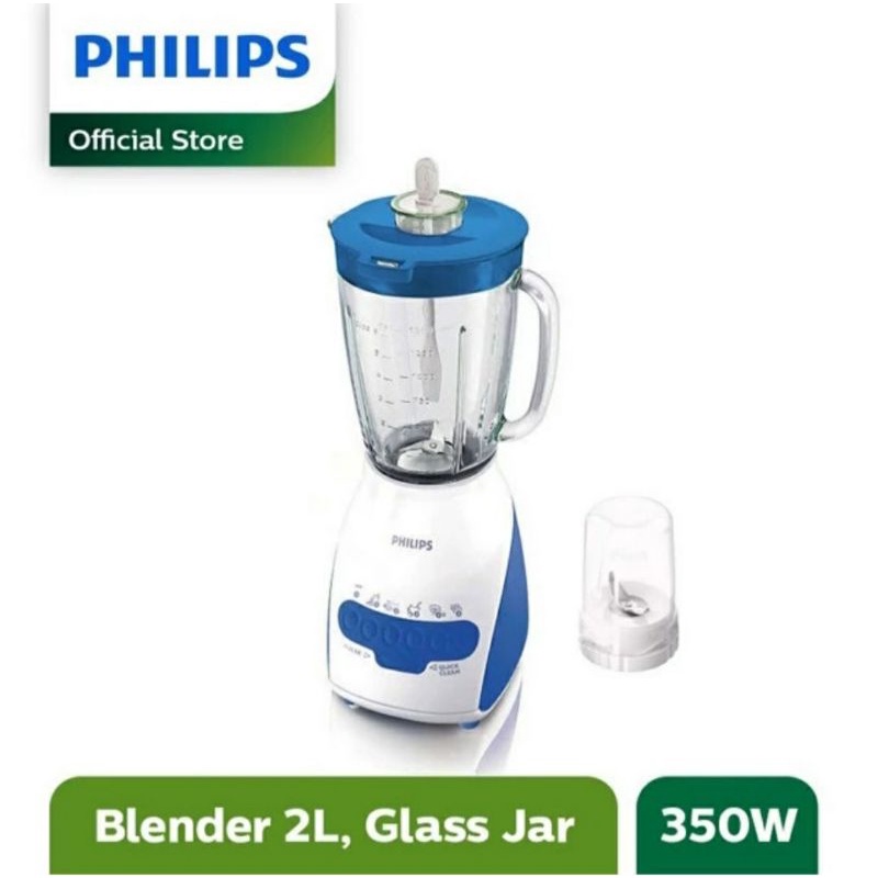 Jual Blender Philips HR 2116 Multi Speed 2 Liter 350 Watt Gelas Kaca ...