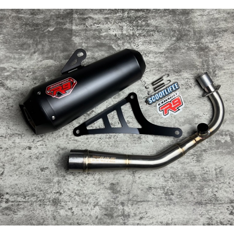 Jual Knalpot R9 New Alpha Series Black Edition For Vespa Matic | Shopee ...
