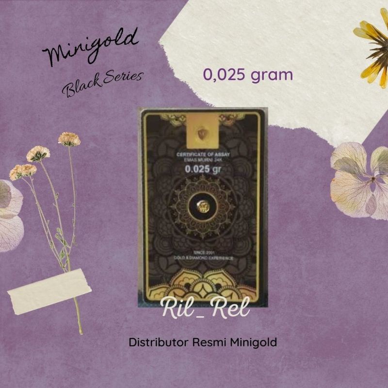 Jual MiniGold MG 0,025 gram Logam Mulia LM Emas Asli 24K Distributor ...