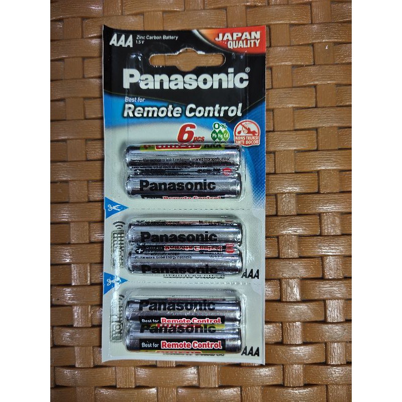 Jual Promo Baterai Batre Battery Remote AAA A3 Zinc Panasonic PER 1PCS ...