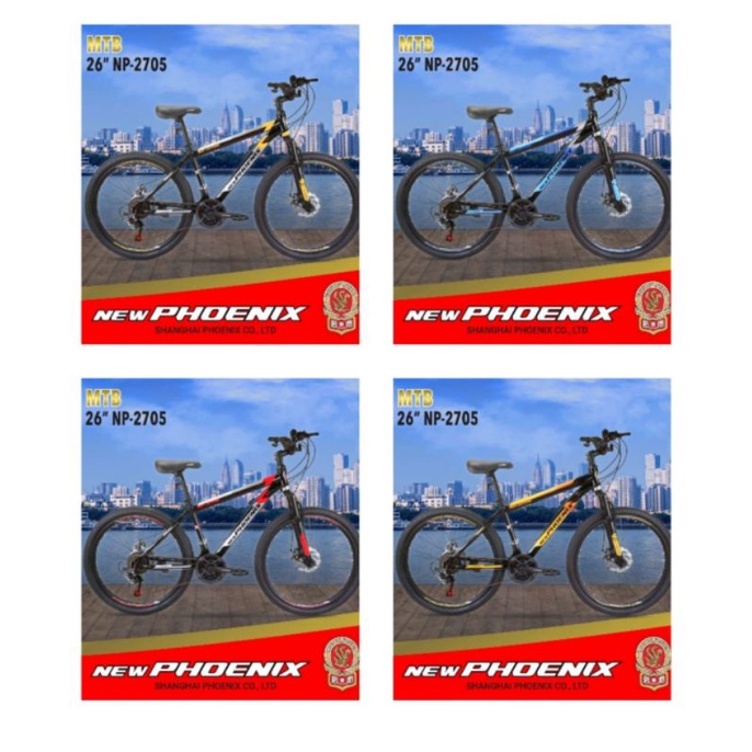 Jual sepeda MTB sepeda dewasa 26 inch PHOENIX GOSEND | Shopee Indonesia