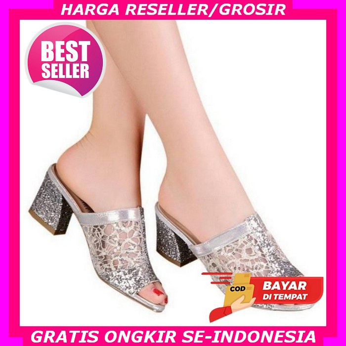 Jual Sendal Haihil Sandal Haihils High Heels Hills Pesta Wanita Import ...