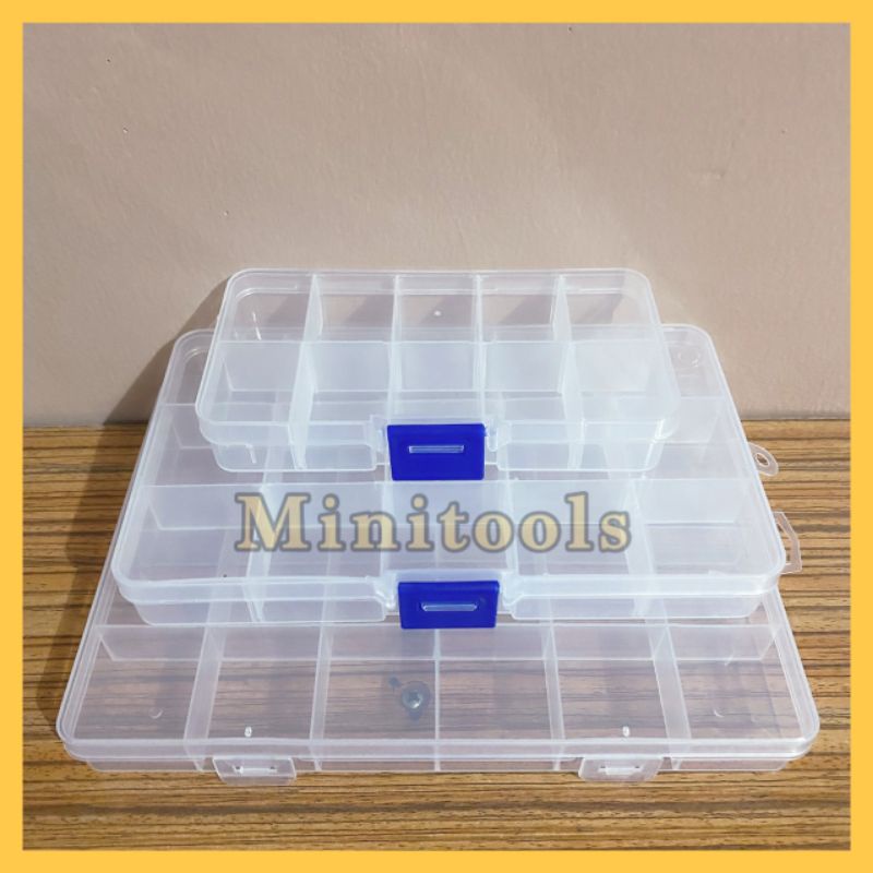 Jual SEKAT BISA DILEPAS, Kotak Penyimpanan Manik Manik Box Sekat Kecil ...