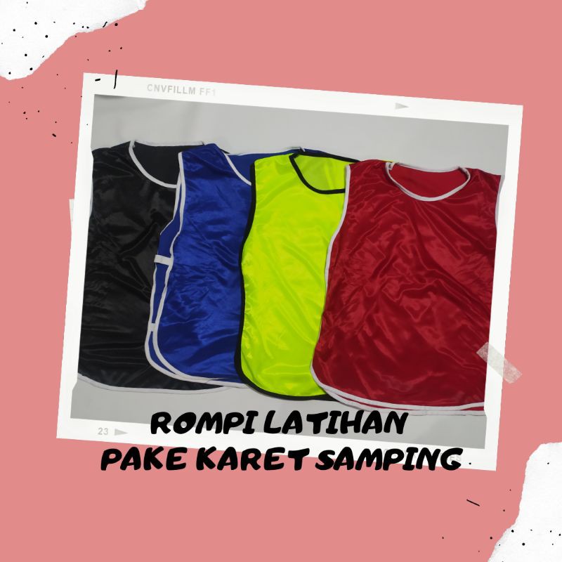 Jual Rompi Futsal Rompi Latihan Polos Bahan Abutai Bisa Tambah Nama Tim ...