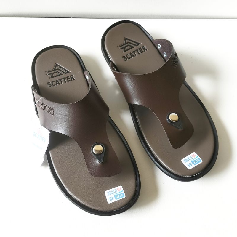 Jual Sandal Pria Korean Style SCATTER Original 100%-Sandal Pria Distro ...