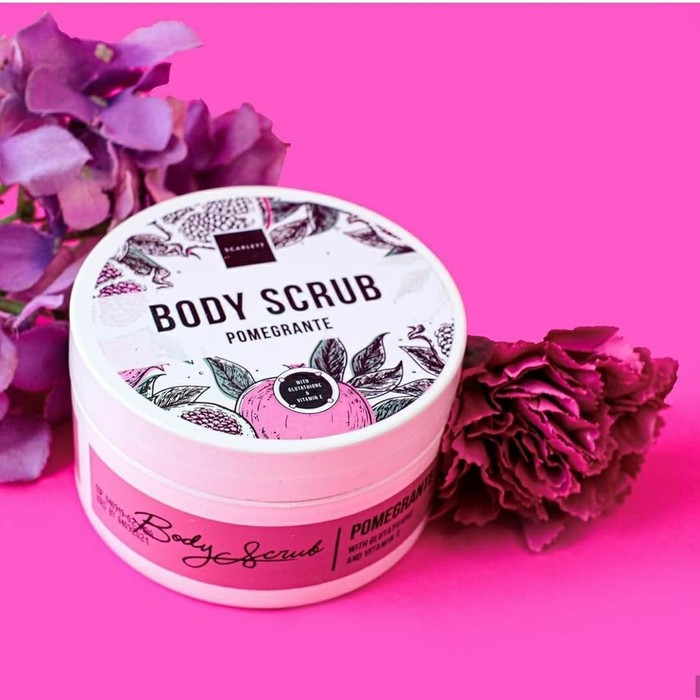 Jual [BPOM] SCARLET Whitening Body Scrub Scarlett By Felicya Angelista ...