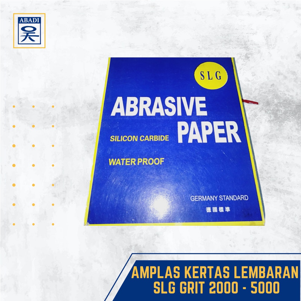 Jual AMPLAS KERTAS LEMBARAN SLG GRIT 2000 - 5000 | Shopee Indonesia